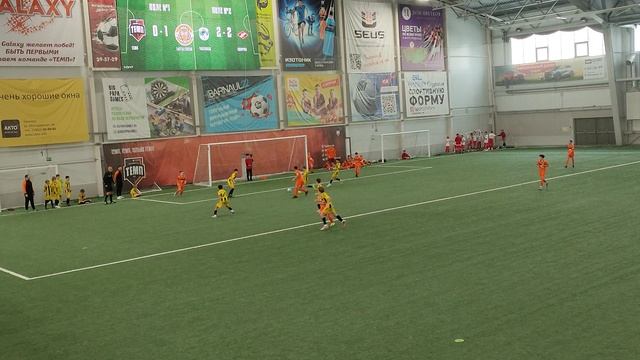 Турнир памяти А. Н. Комарова (11.11.25) | Тигры-13-14 г. Томск  ⚽ ДЮСШ Темп-13 г. Барнаул | 2-й тайм