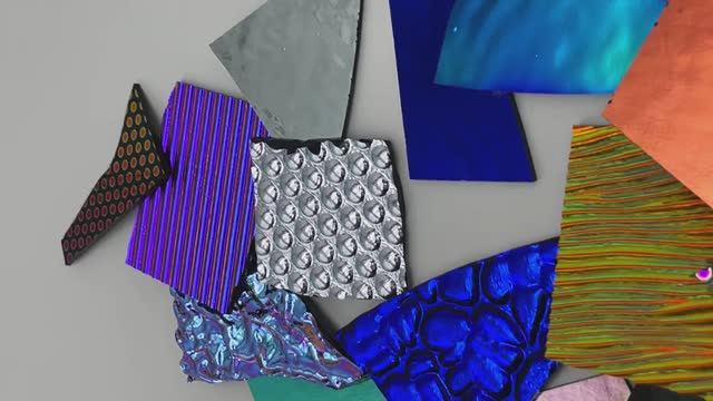 Дихроичное стекло для фьюзинга Wissmach Dichroic 96 COE черная подложка