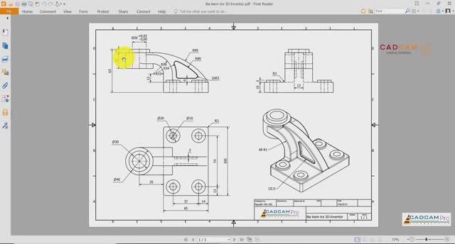 #151 Autodesk Inventor 2020. Создание модели кронштейна