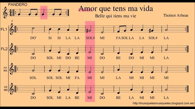 17. Французская народная песняКрасавица, которая держит мою жизнь в своих руках.