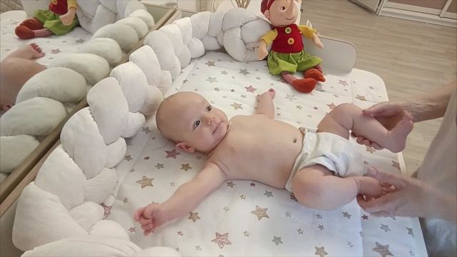 КОМПЛЕКС УПРАЖНЕНИЙ от 0 до 3 месяцев массаж для грудничков с потешками