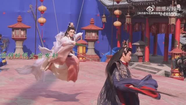 Закадровые съемки дорамы "Песня водяного дракона"