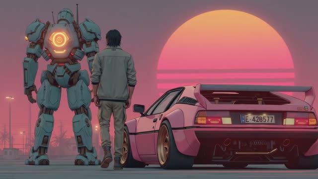 Chill Synthwave Background Music ｜ Ultimate Retro Electro Mix for Focus & Relaxing Drive