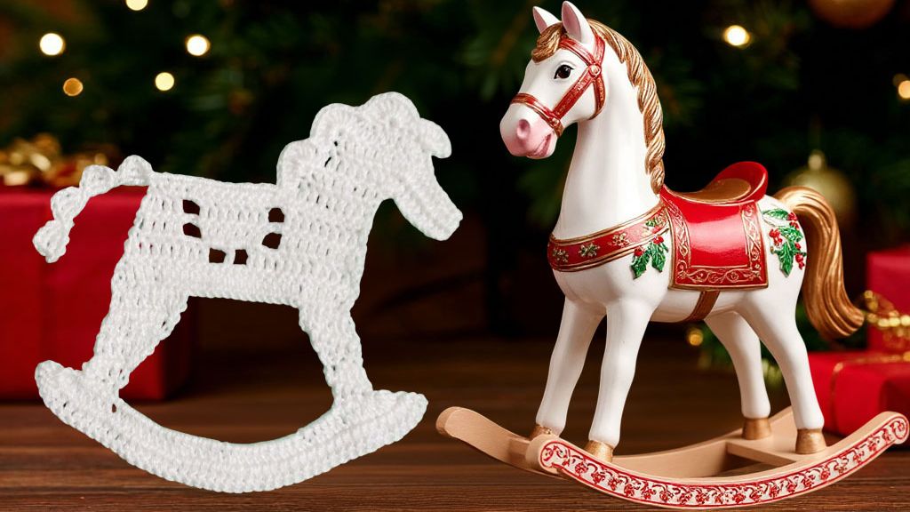 Лошадка - новогодняя игрушка крючком