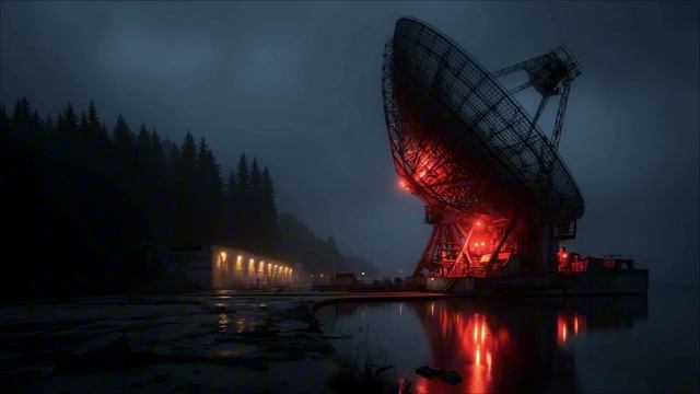 Dystopia Signal 📡 ｜ Abandoned Antenna by the Lake ｜ Dark Ambience Music for Focus & Chill