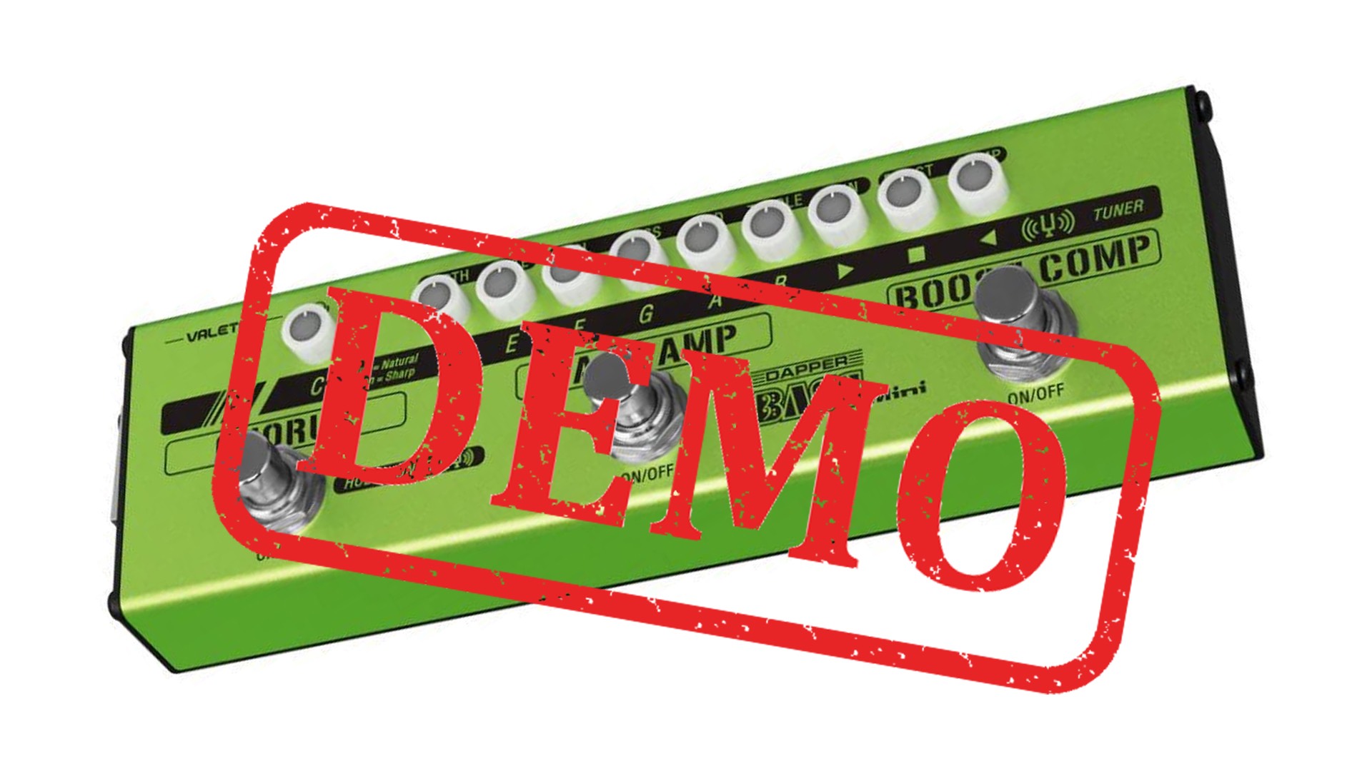 Педаль Valeton Dapper Bass Mini MES-2 - демонстрация звучания