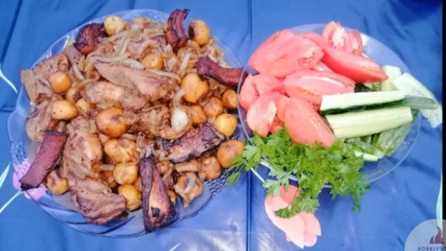 Быстрый ужин в казане! Классика! Мясо с картофелем в казане за пол часа!