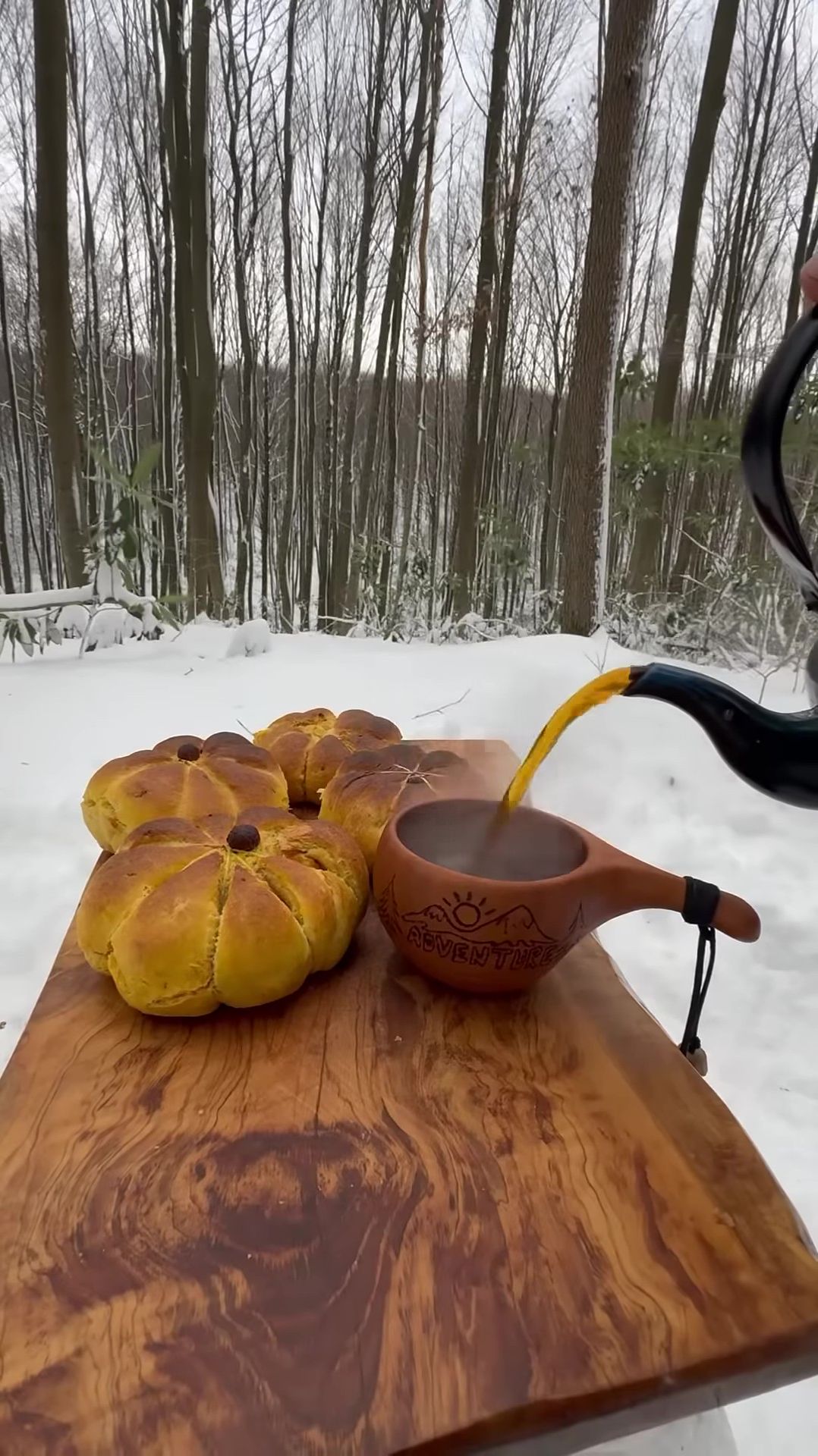 Тыквенные булочки ❄️ 🎃