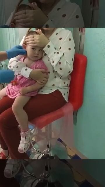 Прокалываем ушки самым маленьким детям. Совершенно без боли. Ровненько!!!!  БЕЗ ИСПУГА  СТЕРИЛЬНО