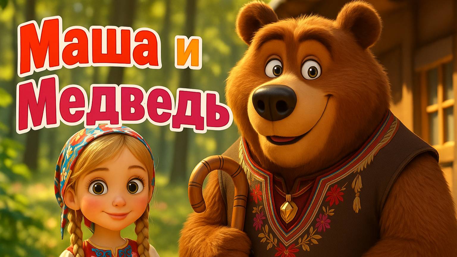 Маша и Медведь — Русская народная сказка с песней | Мультфильм для детей