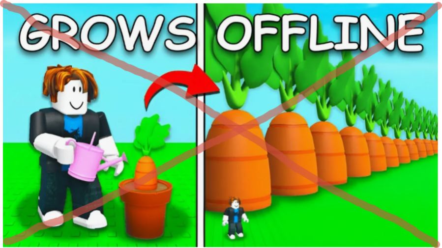 Ухожу с вырасти сад в роблоксе