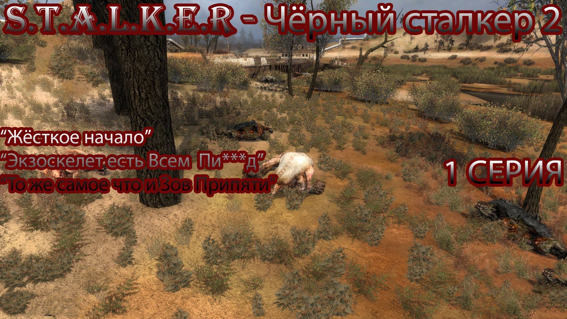 S.T.A.L.K.E.R. Чёрный сталкер 2 1 серия "Ну слегка посложнее"