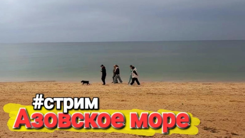 Ср, 12 нояб. 2025 Азовское море Прямой эфир #Голубицкая Онлайн  Невероятно красивое море