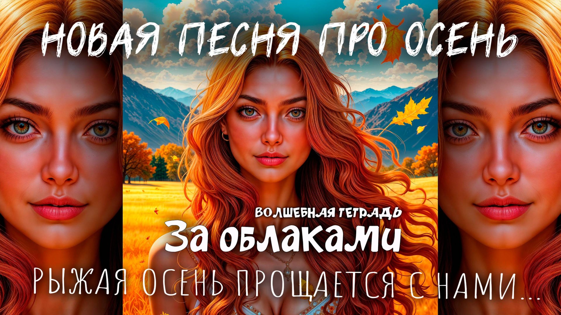 Волшебная тетрадь. "За облаками". Новая осенняя песня про осень, облака, небо, дожди и журавлей.