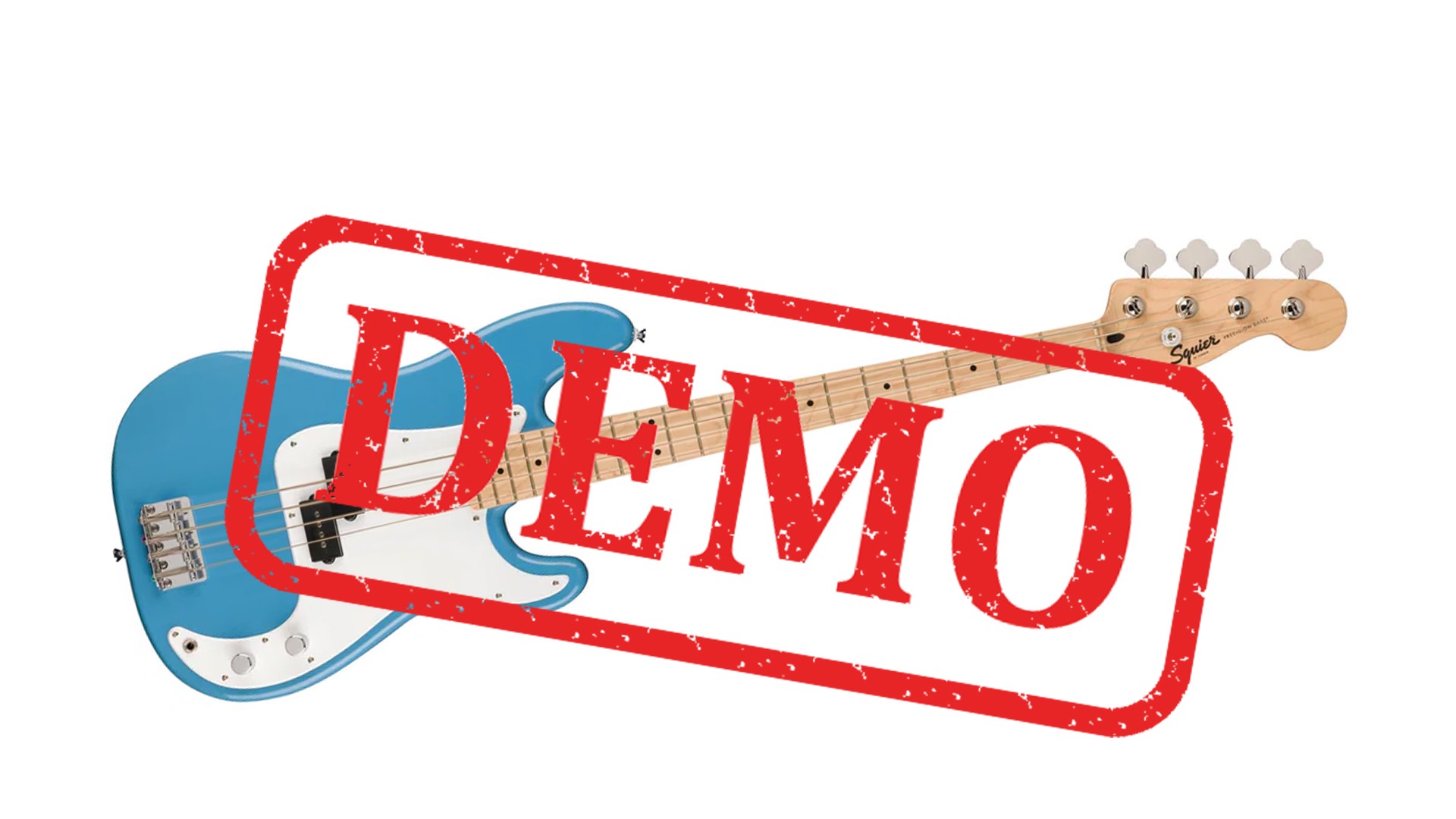 Бас-гитара Fender SQUIER Sonic Precision Bass - демонстрация звучания