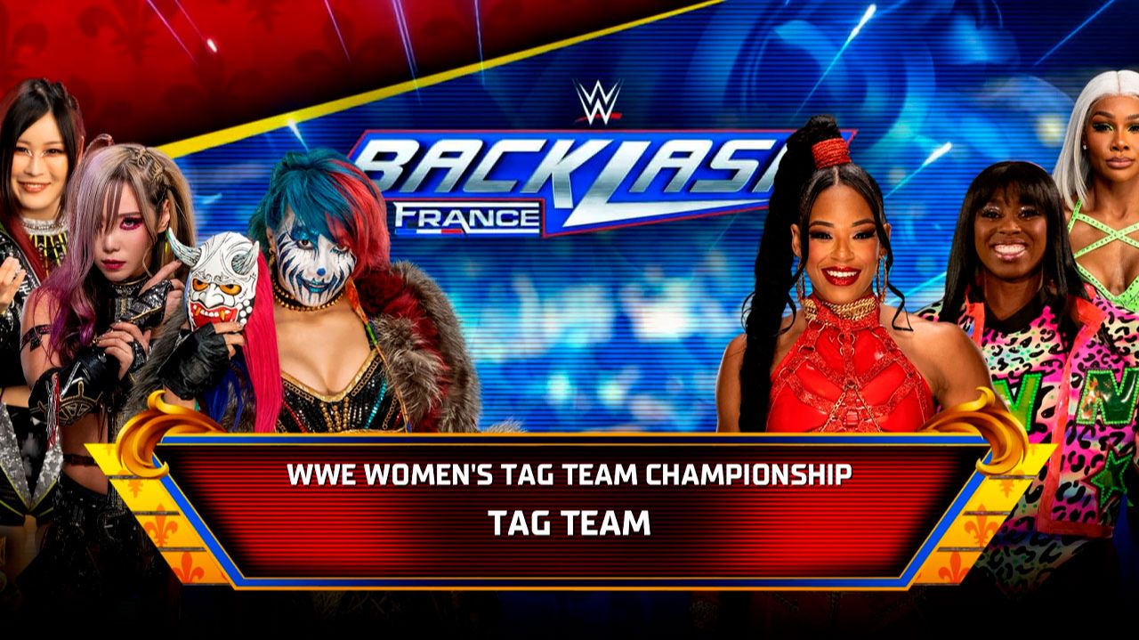 Asuka & Kairi Same VS Biancz Belair & Naomi - BackLash - WWE 2K25 #14