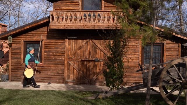 Kənd Həyatı. Строительство глиняной печи. Примитивные технологии. Пирог.