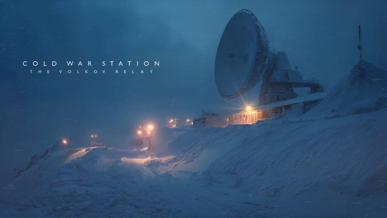 The Volkov Relay - Desolate Cold War Arctic Station  Winter Sci-Fi Ambient  4K