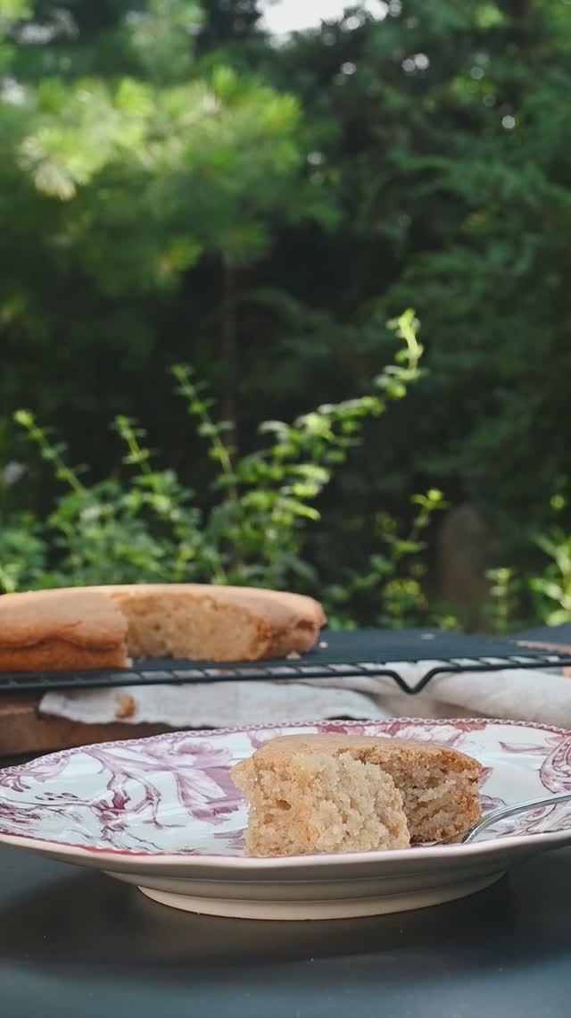 Миндальный пирог с лимоном без яиц