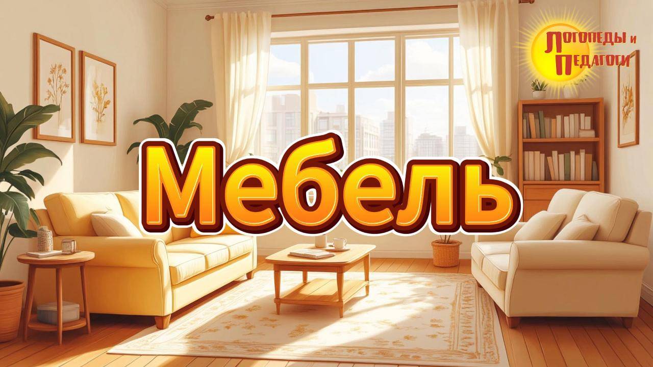 Мебель. Весёлая развивающая песня для детей