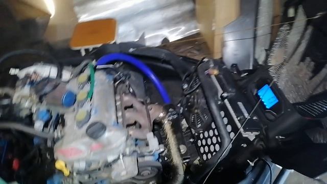 Первый запуск двигателя K6A на снегоходе Stels Viking 800