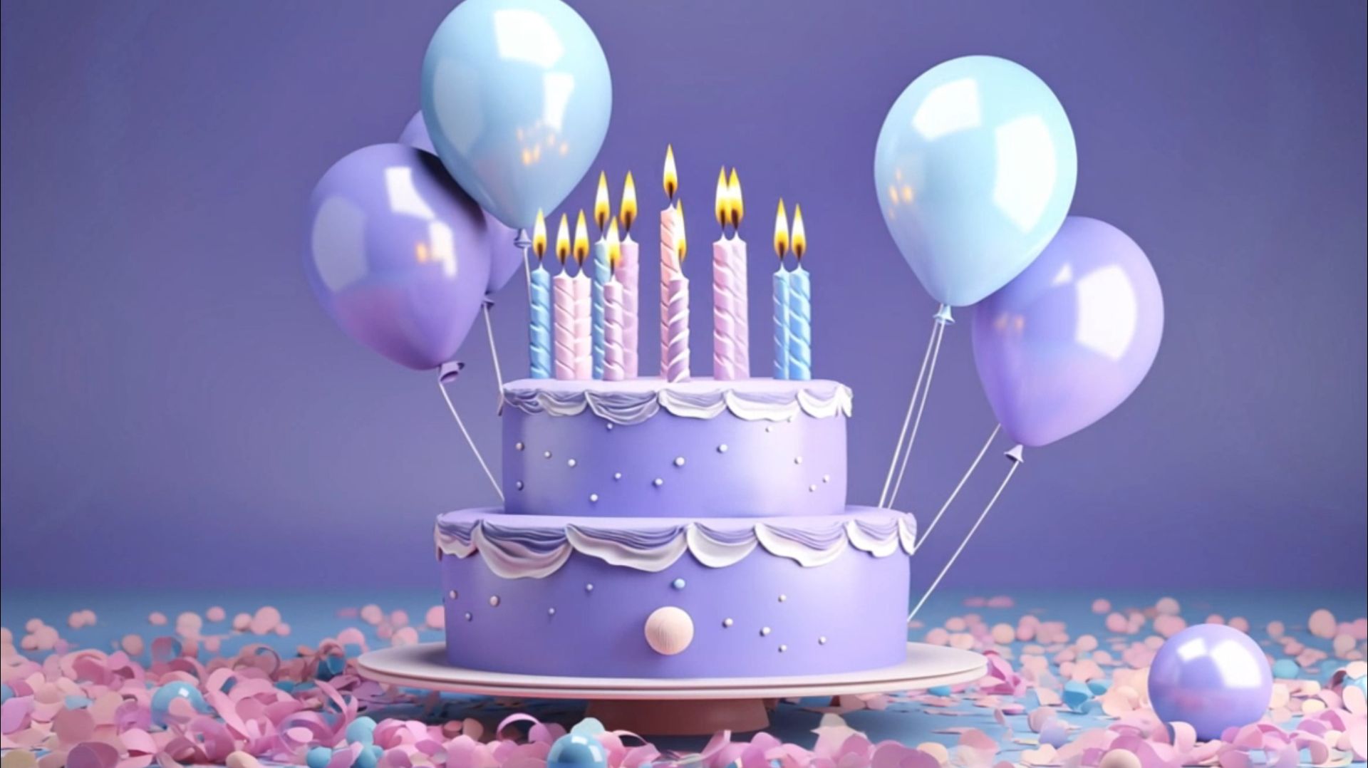 Футаж С Днём рождения!