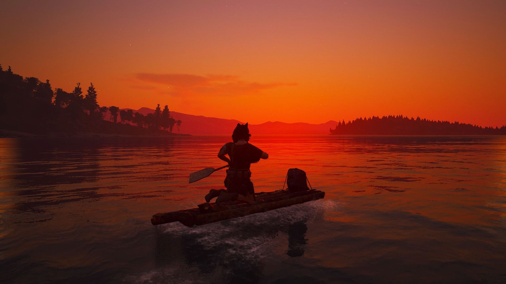 SCUM. На маленьком плоту.