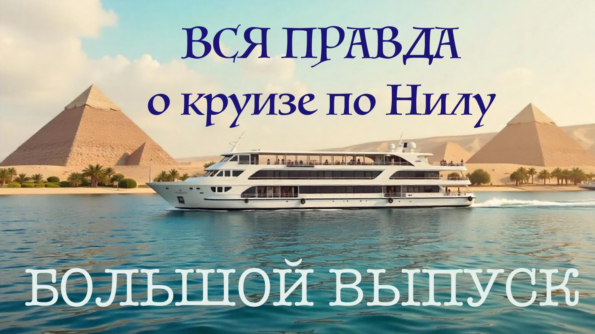 БОЛЬШОЙ ВЫПУСК Вся правда о круизе по НИЛУ