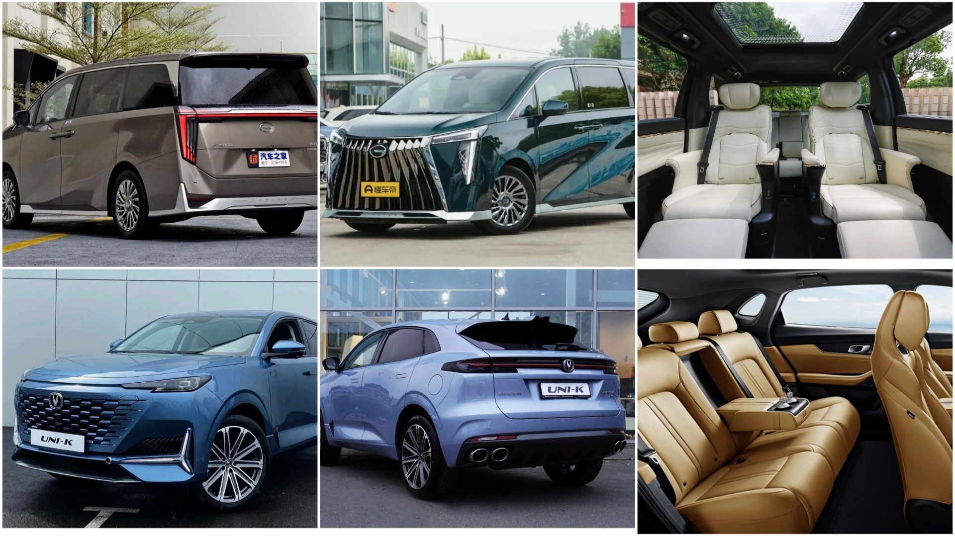 Сравнение GAC Trumpchi M8 и Changan UNI K: Выбираем между минивэном и кроссовером