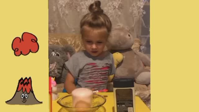 Извержение 🌋 вулкана .