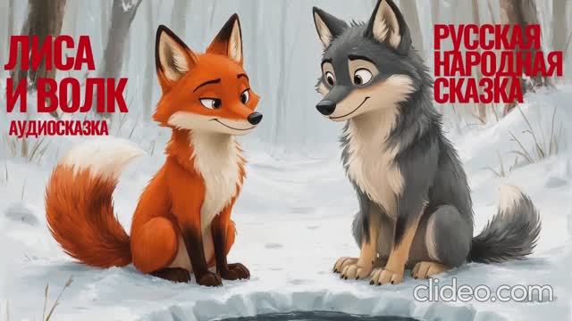 ЛИСА И ВОЛК аудиосказка | лиса и волк слушать