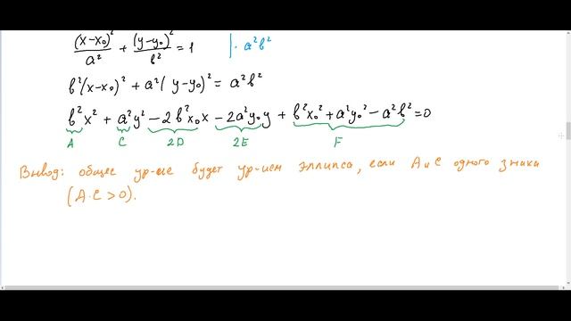 ЛА1-10 (МИРЭА 2025-2026) Кривые второго порядка на плоскости