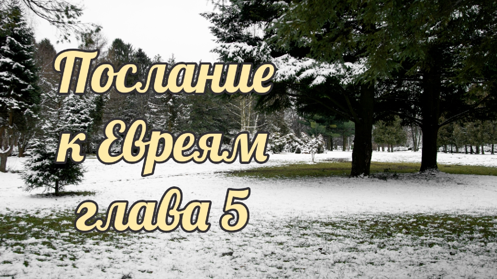 Послание к Евреям глава 5