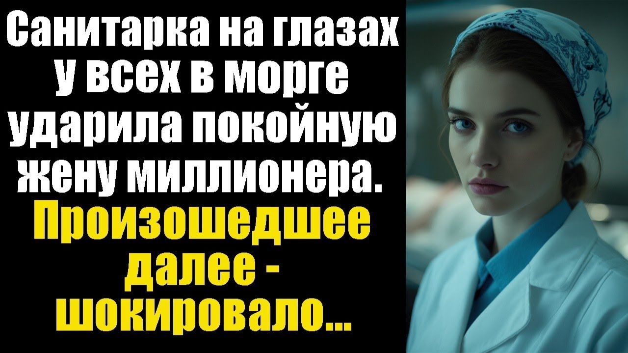 Санитарка ударила покойную жену миллионера прямо в морге… Но то, что случилось дальше, шокировало.
