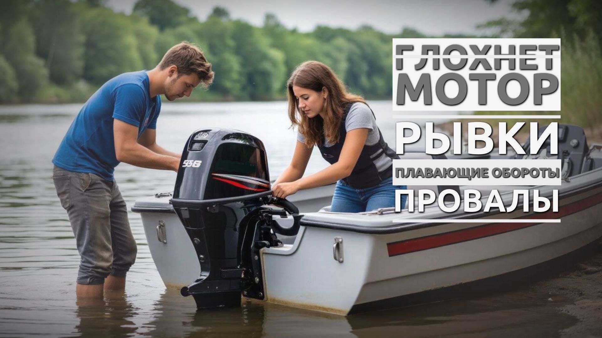 Рывки и плавающие обороты лодочного мотора - устраняем конденсат