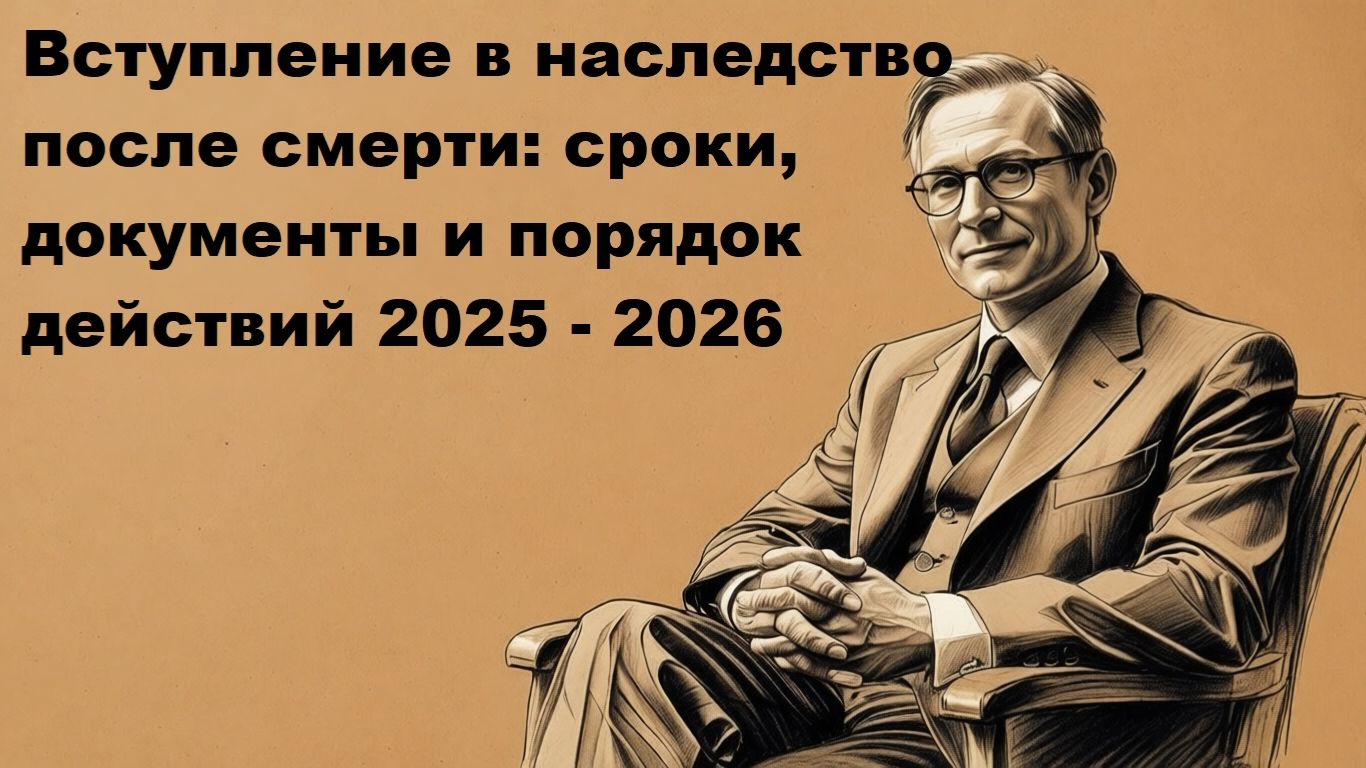 Вступление в наследство после смерти: сроки, документы и порядок действий 2025 -2026