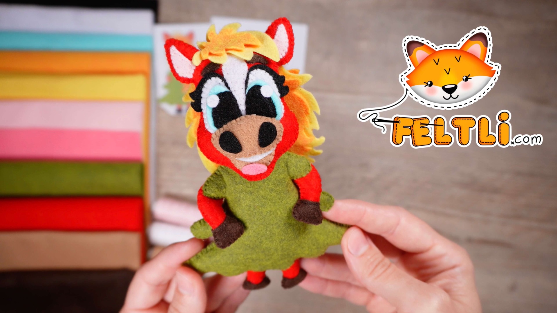 Мастер-класс огненная ЛОШАДКА - символ 2026 года своими руками