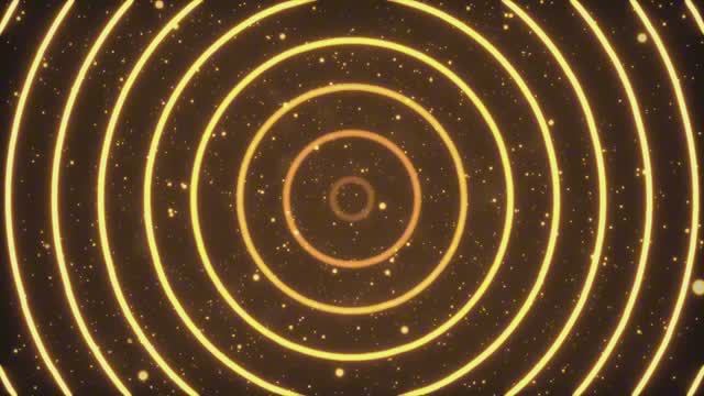 Футаж Золотые круги