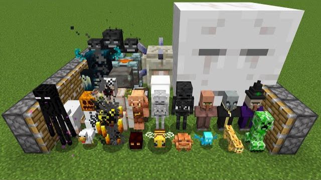 Что будет, если перемешать ВСЕХ НОВЫХ МОБОВ В МАЙНКРАФТЕ?