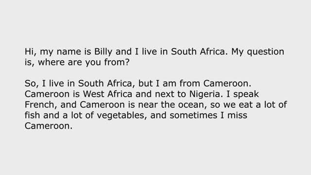 English  texts  and audio A1-3