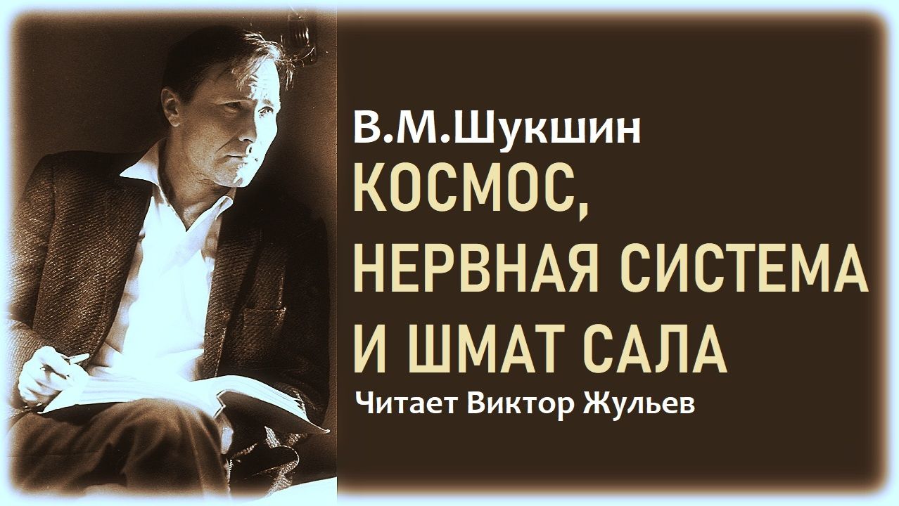 Аудиокнига «КОСМОС, НЕРВНАЯ СИСТЕМА И ШМАТ САЛА». В.М.Шукшин