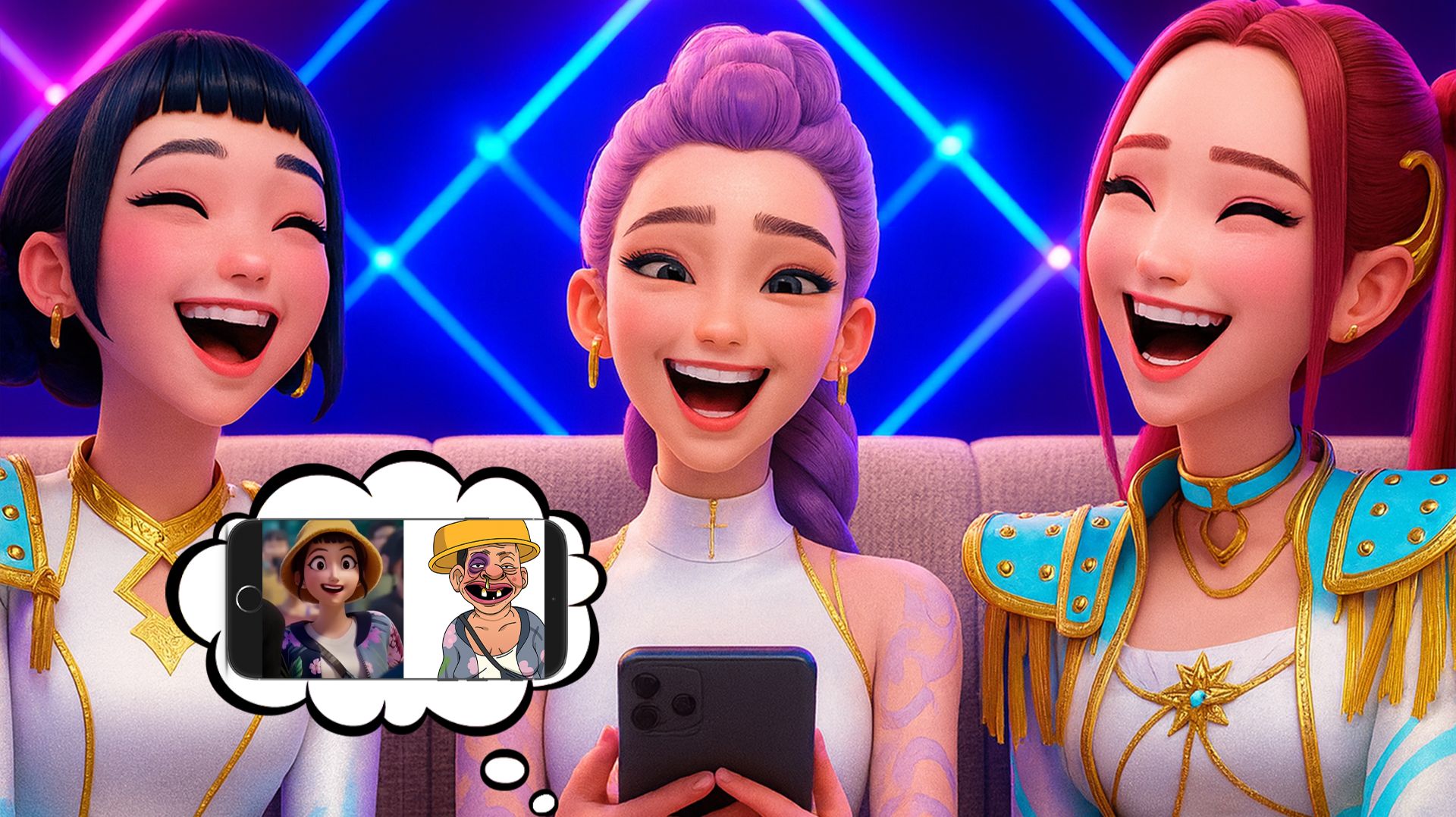 Охотницы на демонов карикатурная пародия. Sodap Pop - KPop Demon Hunters Drawing Mem 🤡 Серия 4