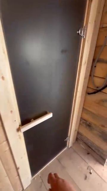 построили баню