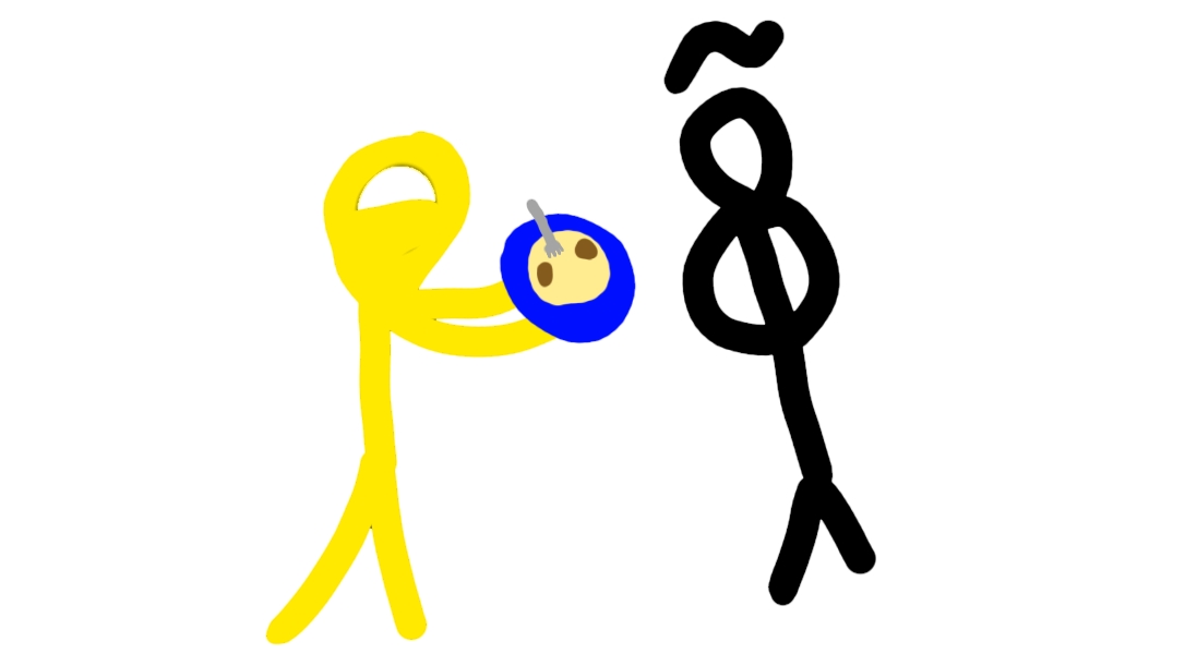 С макарошками ? нет с пюрэшкой!