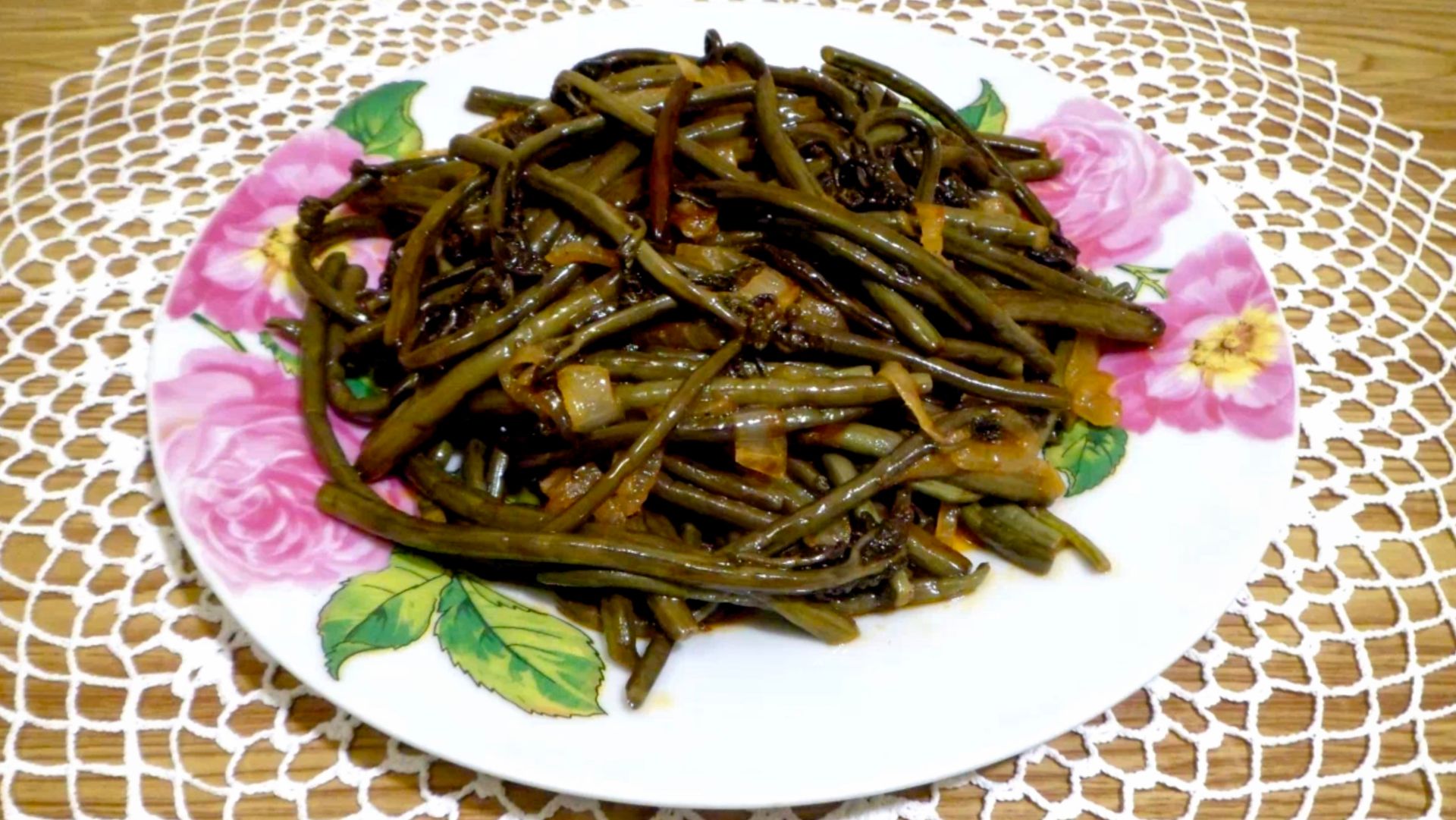 Папоротник с томатом. Папоротник жареный с томатной пастой. Готовим с Оксаной Валерьевной.