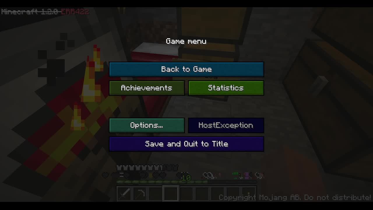 играю в майнкрафт error422