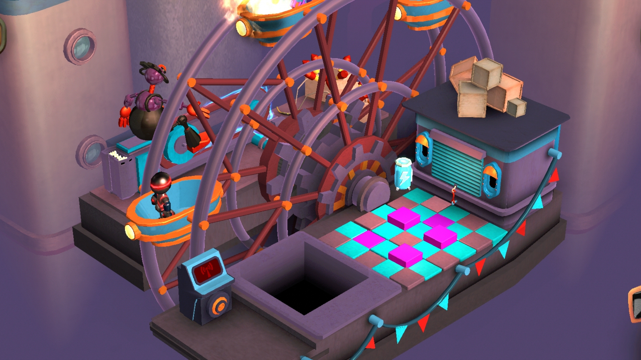 Tiny Robots. 40 Колесо обозрения