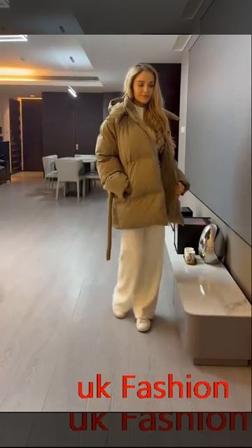 Женская зимняя парка нейлон