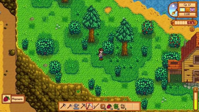 Радуга в Stardew Valley