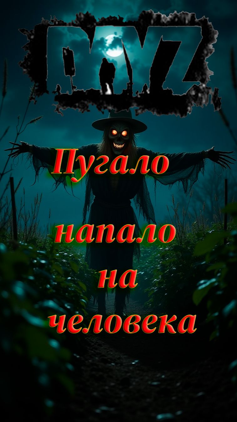 Пугало напало на человека